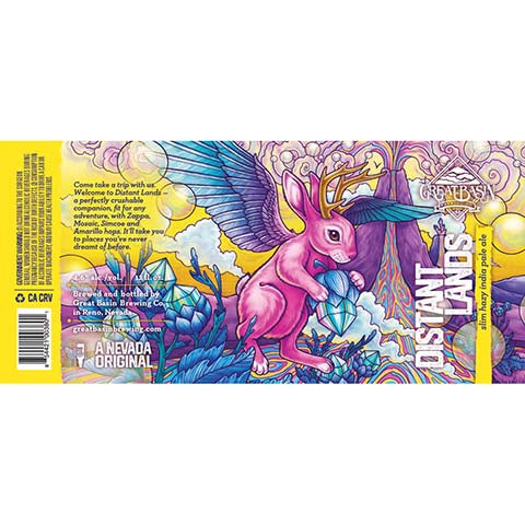 Great Basin Distant Lands Hazy IPA – CraftShack - Buy craft beer online.