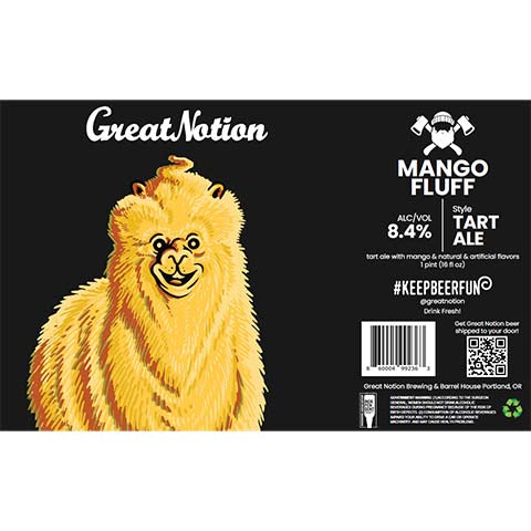 Great Notion Mango Fluff Tart Ale – CraftShack - Buy craft beer online.