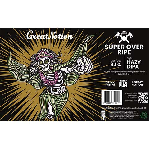 Great Notion Super Over Ripe – CraftShack - Buy craft beer online.