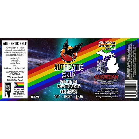 Guardian Authentic Self Sour Ale – CraftShack - Buy craft beer online.