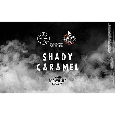 Gusto Shady Caramel Smoked Brown Ale – CraftShack - Buy craft beer online.