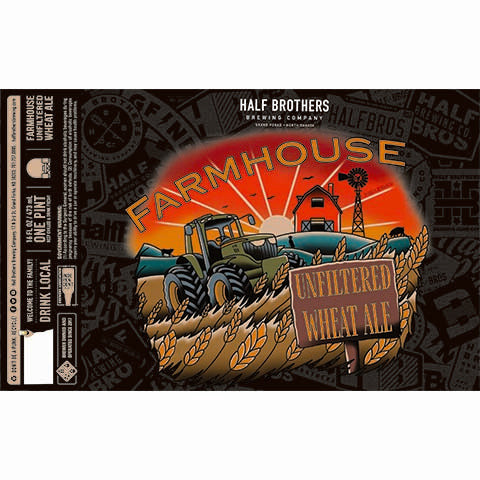 Half Brothers Farmhouse Unfiltered Wheat – CraftShack - Buy craft beer ...