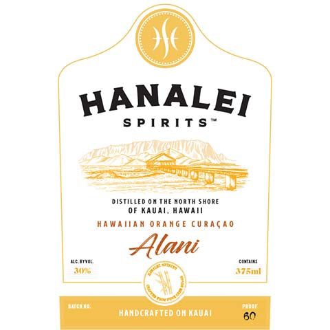 Hanalei Alani Hawaiian Orange Curacao – Buy Liquor Online