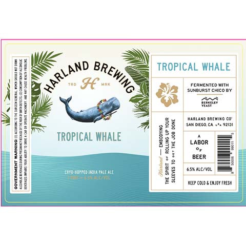 Harland Tropical Whale IPA – CraftShack - Buy craft beer online.