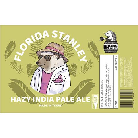 Hedgehog Florida Stanley Hazy IPA – CraftShack - Buy craft beer online.