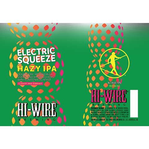 Hi-Wire Brewing Electric Squeeze Hazy IPA – CraftShack - Buy craft beer ...