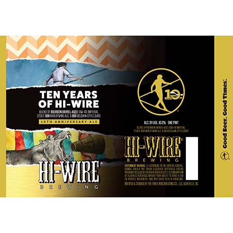 Hi-Wire Ten Years of Hi-Wire – CraftShack - Buy craft beer online.