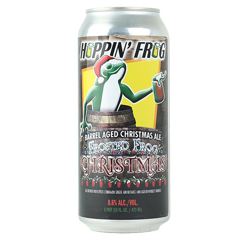 Hoppin' Frog Barrel-Aged Frosted Frog Christmas Ale – CraftShack - Buy ...