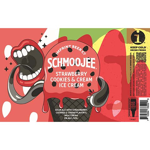Imprint Schmoojee Strawberry Cookies & Cream Ice Cream – CraftShack ...