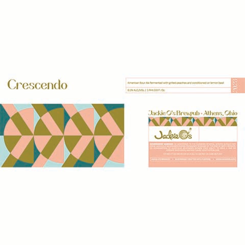 Jackie O's Crescendo Sour – CraftShack - Buy craft beer online.