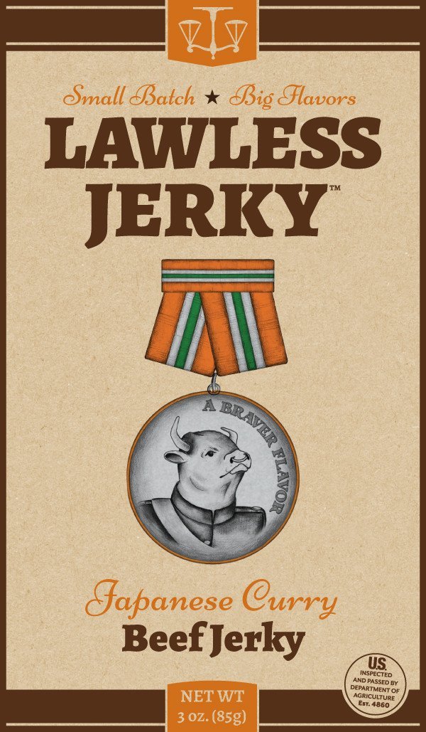 Lawless Japanese Curry Beef Jerky – CraftShack - Buy craft beer online.