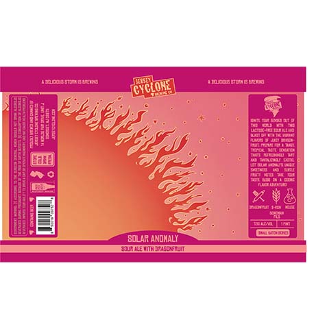 Jersey Cyclone Solar Anomaly Sour – CraftShack - Buy craft beer online.