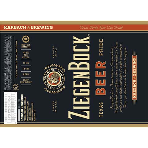 Karbach Ziegenbock – CraftShack - Buy craft beer online.