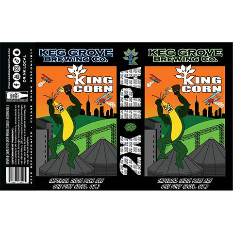 Keg Grove King Corn 2X IPA – CraftShack - Buy craft beer online.