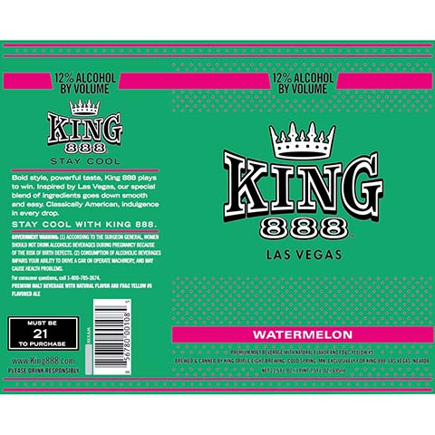 King 888 Watermelon – CraftShack - Buy craft beer online.
