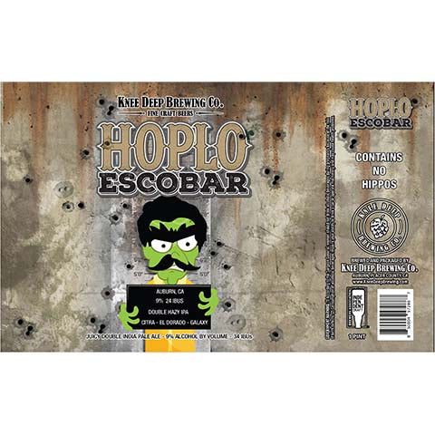 Knee Deep Hoplo Escobar Double Hazy IPA – CraftShack - Buy craft beer ...