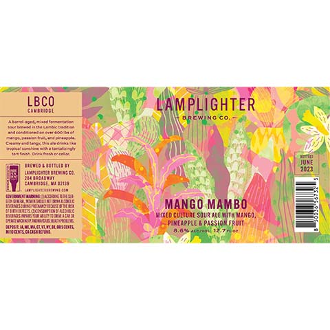 Lamplighter Mango Mambo Sour – CraftShack - Buy craft beer online.