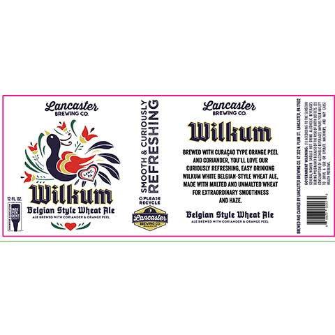 Lancaster Wilkum Wheat – CraftShack - Buy craft beer online.