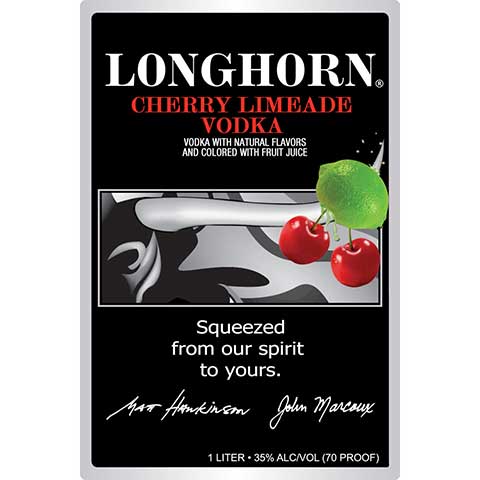 Longhorn Cherry Limeade Vodka – Buy Liquor Online