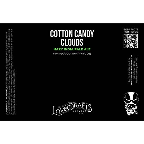 Lovedrafts Cotton Candy Clouds Hazy IPA – CraftShack - Buy craft beer ...