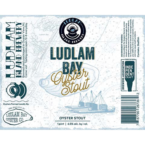 Ludlam Bay Oyster Stout – CraftShack - Buy craft beer online.