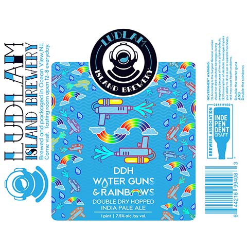 Ludlam DDH Water Guns & Rainbows IPA – CraftShack - Buy craft beer online.