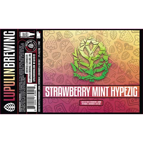 Lupulin Strawberry Mint Hypezig Gose Ale – CraftShack - Buy craft beer ...