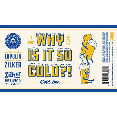 Lupulin Why Is It So Cold?! – CraftShack - Buy craft beer online.