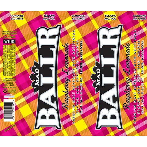 Mad Ballr Raspberry Lemonade – CraftShack - Buy craft beer online.