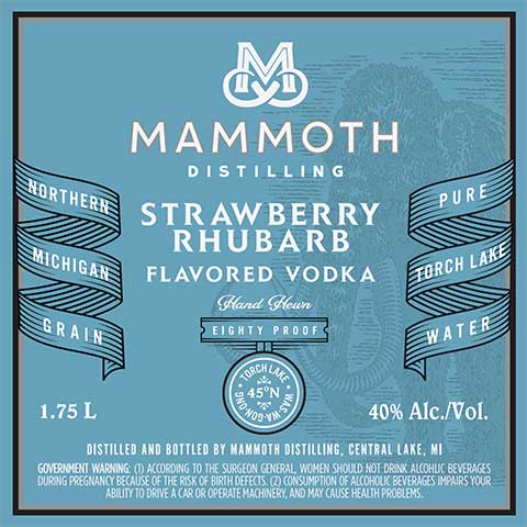 Mammoth Strawberry Rhubarb Flavored Vodka – Buy Liquor Online