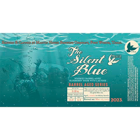 Martin House The Silent Blue Sour – CraftShack - Buy craft beer online.