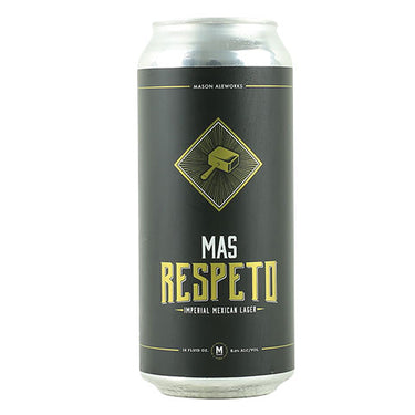Mason Aleworks Mas Respeto Lager – CraftShack - Buy craft beer online.