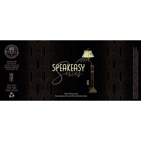 McCall Speakeasy Series Piwo Grodziskie Session – CraftShack - Buy ...