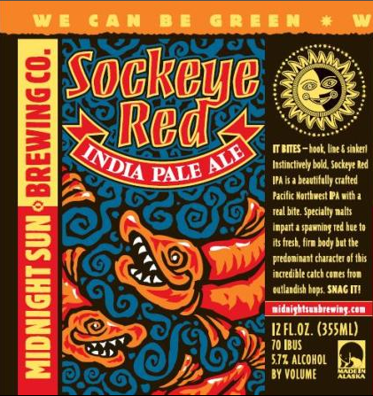 Midnight Sun Sockeye Red IPA – CraftShack - Buy craft beer online.