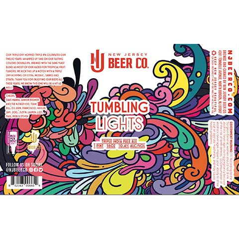 New Jersey Tumbling Lights TIPA – CraftShack - Buy craft beer online.