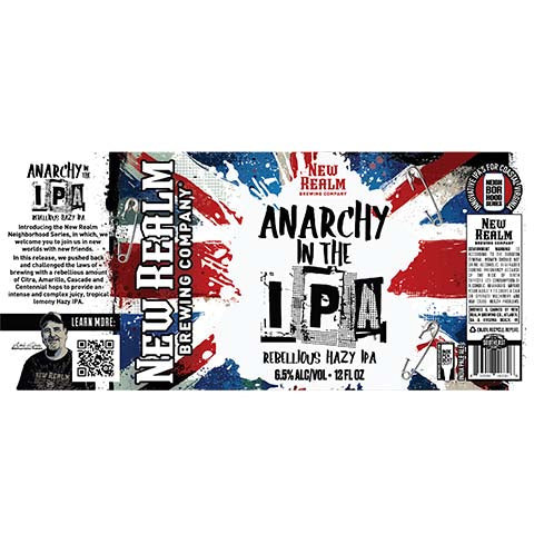 New Realm Anarchy In The IPA – CraftShack - Buy craft beer online.
