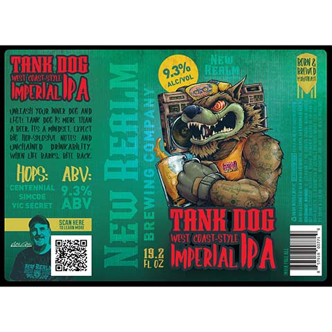 New Realm Tank Dog West Coast Imperial IPA – CraftShack - Buy craft ...