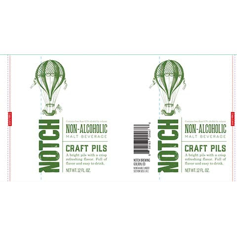 Notch Craft Pils (Non-Alcoholic) – CraftShack - Buy craft beer online.