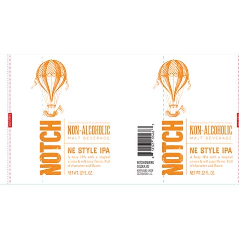 Notch NE Style IPA (Non-Alcoholic) – CraftShack - Buy craft beer online.