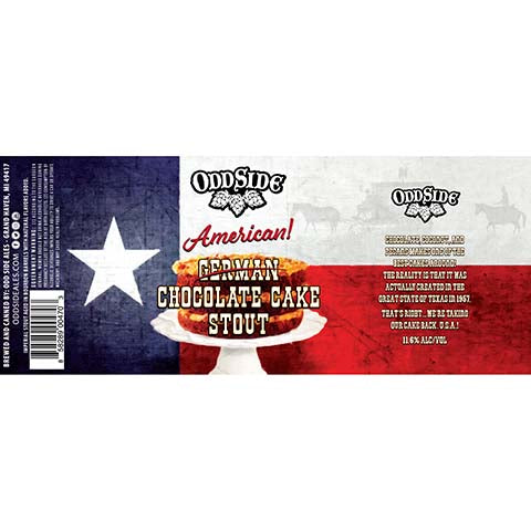 Odd Side Ales American Chocolate Cake Stout – CraftShack - Buy craft ...