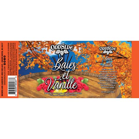 Odd Side Ales Baeis et Vanille Imperial Stout – CraftShack - Buy craft ...