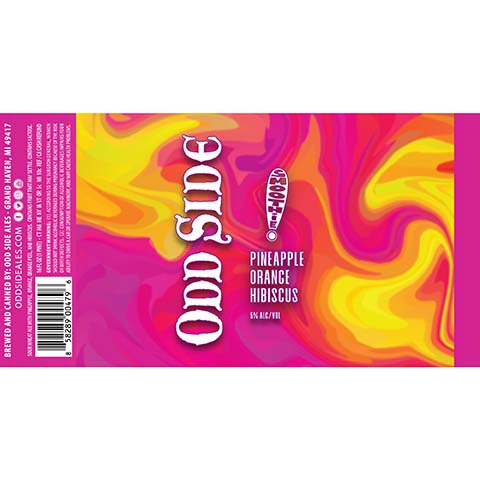 Odd Side Ales Smoothie Sour Wheat (Pineapple, Orange, Hibiscus ...