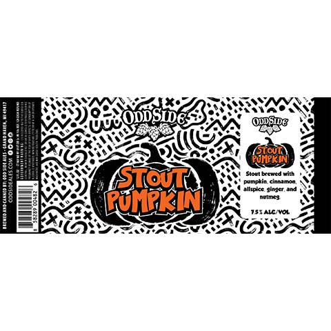 Odd Side Ales Stout Pumpkin – CraftShack - Buy craft beer online.