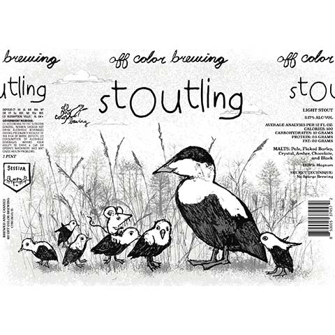 Off Color Stoutling Light Stout – CraftShack - Buy craft beer online.