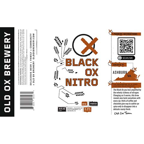 Old Ox Black Ox Nitro – CraftShack - Buy craft beer online.