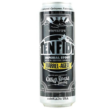 Oskar Blues Barrel Aged Ten FIDY Imperial Stout – CraftShack - Buy ...