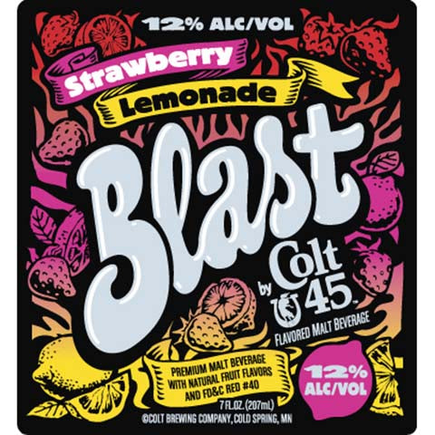 Pabst Blast by Colt 45 (Strawberry, Lemonade) – CraftShack - Buy craft ...