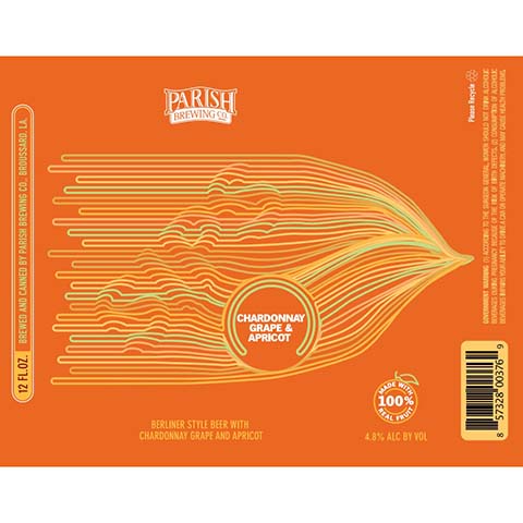 Parish Chardonnay Grape & Apricot – CraftShack - Buy craft beer online.
