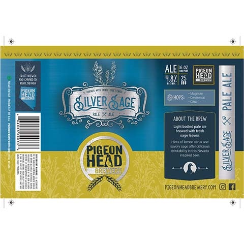 Pigeon Head Silver Sage Pale Ale – CraftShack - Buy craft beer online.