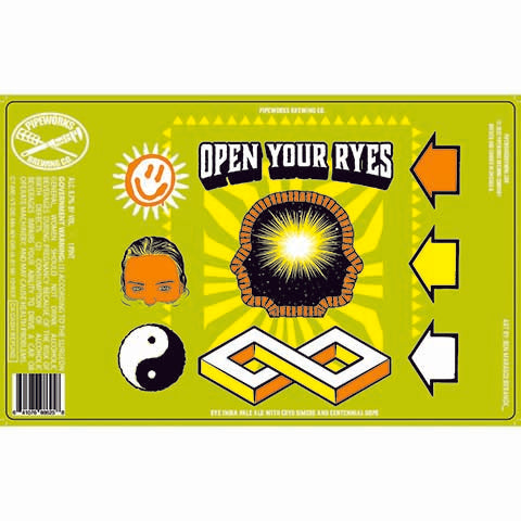 Pipeworks Open Your Ryes Rye IPA – CraftShack - Buy craft beer online.